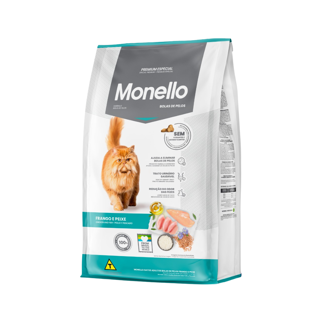 Monello Premium Gato Bolas de Pelo - Pollo y Pescado | Perrosville ...